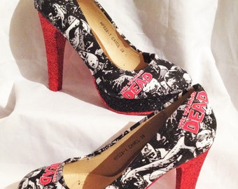 Walking dead shoes | Etsy