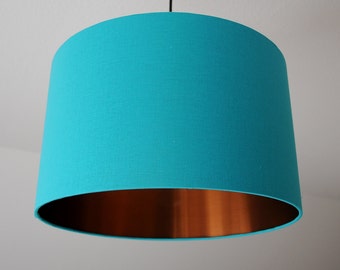 Teal lamp shade | Etsy