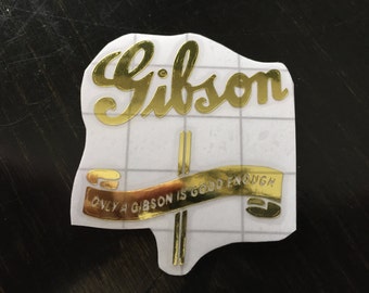 Gibson decal | Etsy