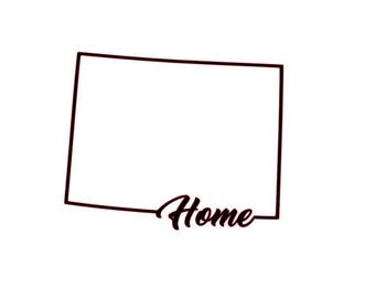 Colorado outline | Etsy
