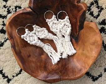 Macrame keychain | Etsy