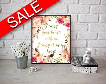 I carry your heart | Etsy