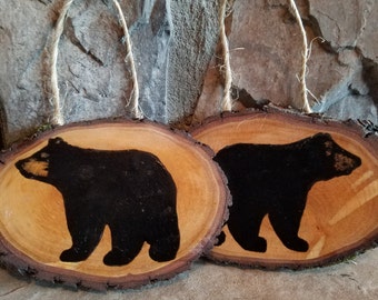 Log cabin ornament | Etsy