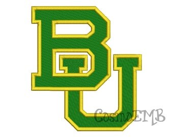 Baylor embroidery | Etsy