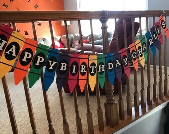 Crayon banner | Etsy