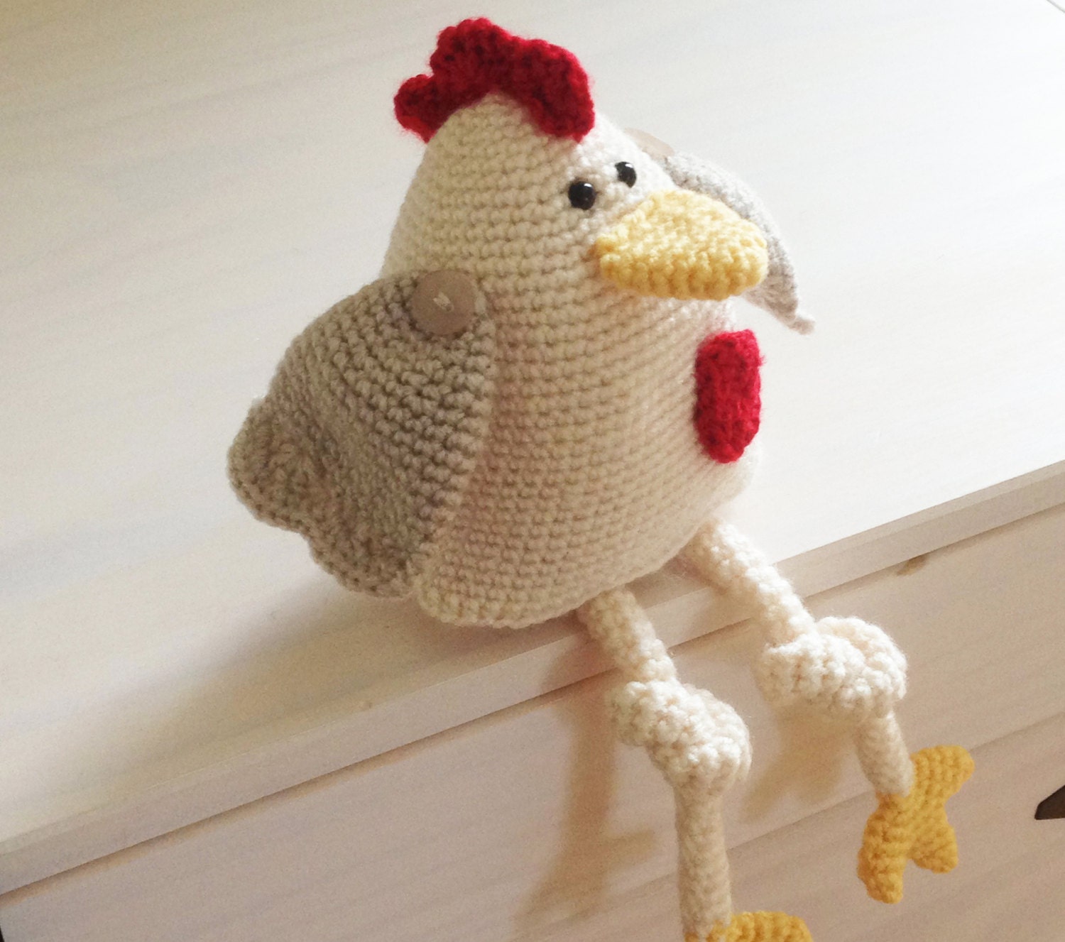 Crochet Pattern Chicken Happy Peppy