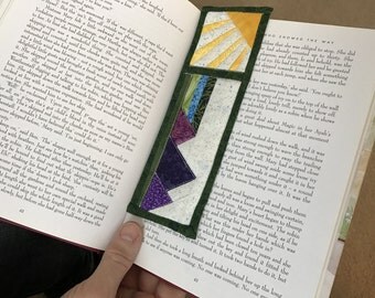 Quilted bookmark | Etsy