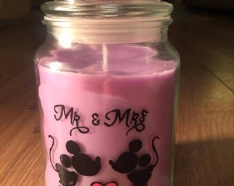 Minnie mouse candle | Etsy