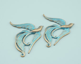 Phoenix charm | Etsy