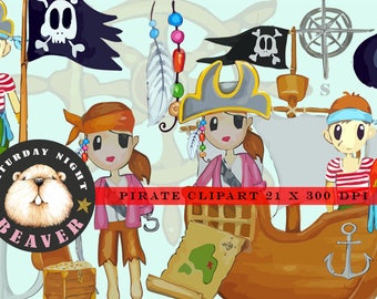 Pirate Clipart Pirates Clip Art Nautical Whale Anchor