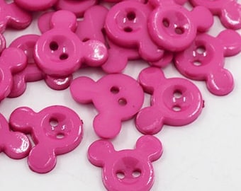 Mickey mouse buttons | Etsy