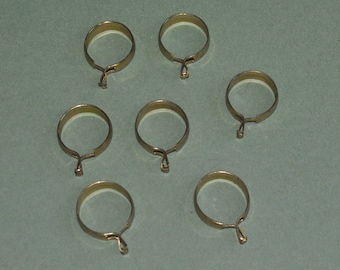 Brass curtain rod | Etsy