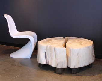 Stump coffee table | Etsy