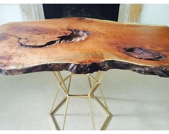 Raw edge table | Etsy