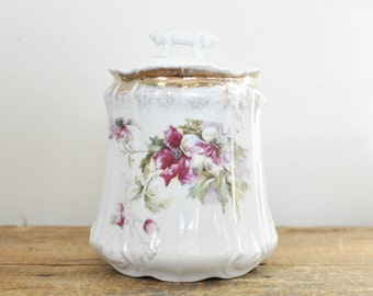 Vintage biscuit jar | Etsy