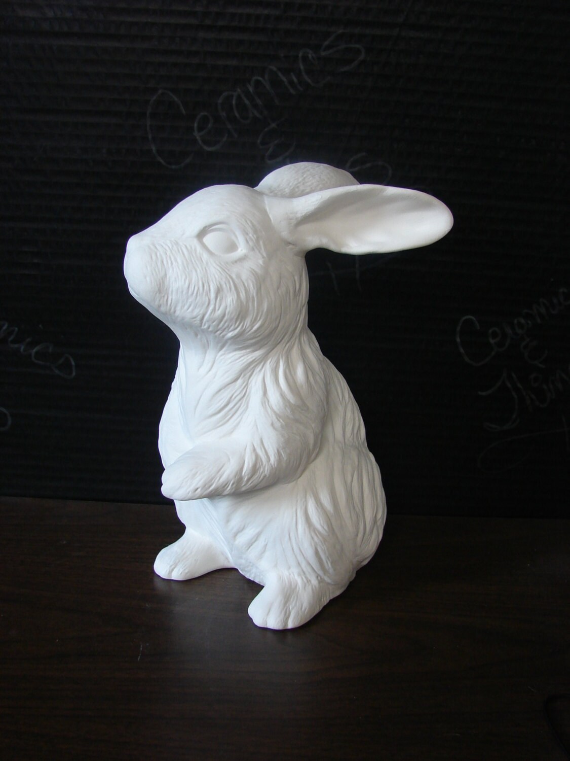 Ceramic Bisque - ( Large Standing Rabbit ) U-PAINT
