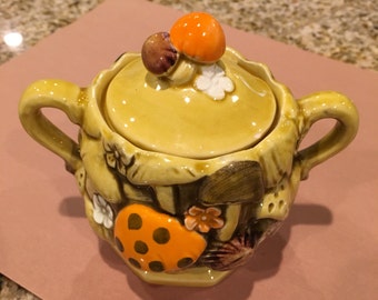 Mushroom tea set | Etsy