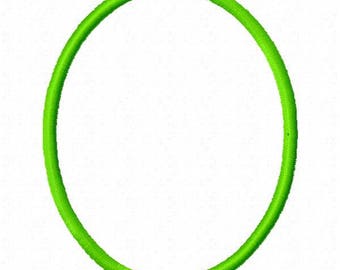 Circle Applique Patch Embroidery Design Instant Download