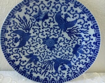 Blue bird plate | Etsy