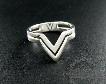 Double arrow ring | Etsy