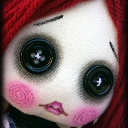 Beautiful and unique handmade art cloth dolls by AresCrea on Etsy