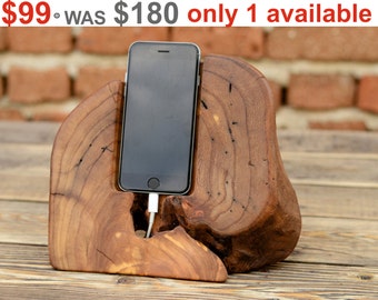 Unique wood phone stand related items | Etsy