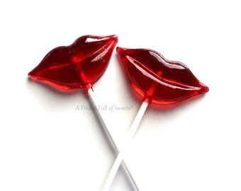 Lips lollipops | Etsy