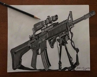 Ar15 art | Etsy
