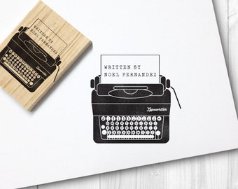 Typewriter stamp | Etsy