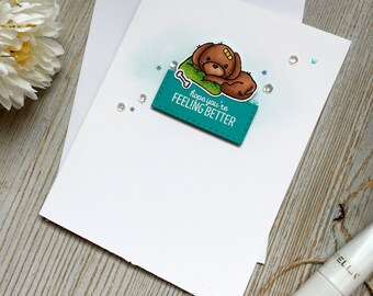 Cute get well soon | Etsy