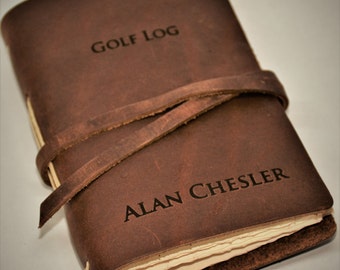 Pilots Log Laser Engraved Personalized Diary Notebook