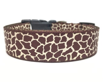 Giraffe dog collar | Etsy