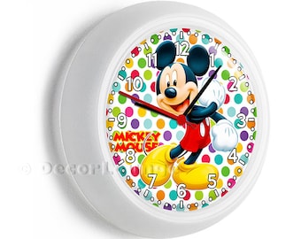 Mickey mouse clock | Etsy
