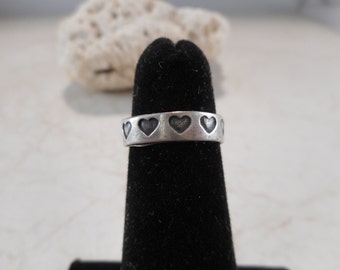 Heart toe ring | Etsy