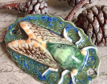 Ceramic cicada | Etsy