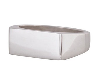 Unique rectangular ring related items | Etsy