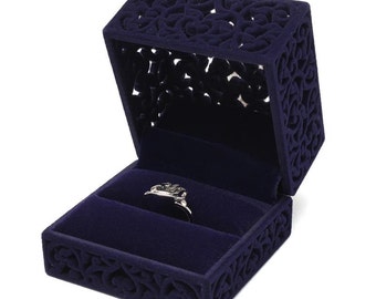 Velvet ring box | Etsy