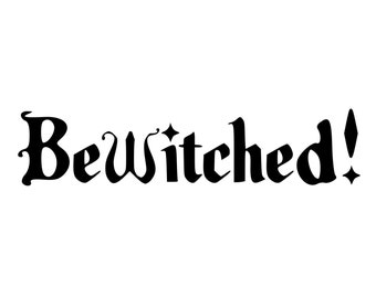 Bewitched decal | Etsy