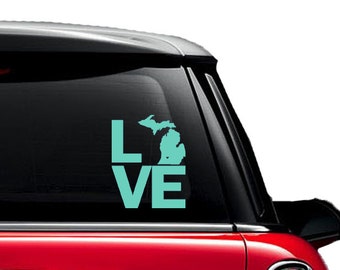 Michigan car decal | Etsy