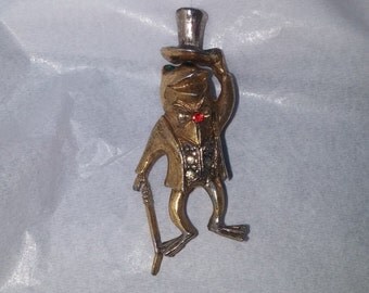 Frog with top hat | Etsy