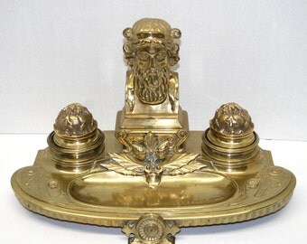 Double inkwell | Etsy