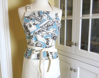 Unique vinyl apron related items | Etsy