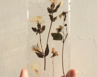 Pressed flower phone case | Etsy