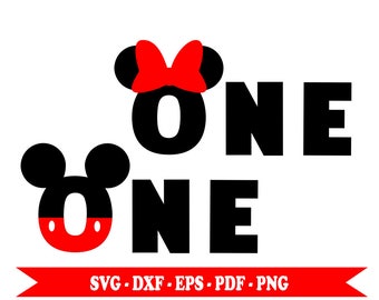 Mickey number 1 | Etsy