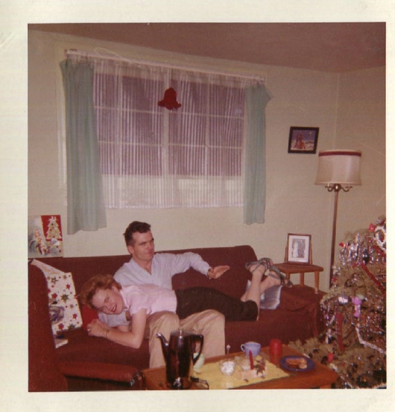 Items Similar To Vintage Photochristmas Spankings 1950s Original Found Photo Vernacular