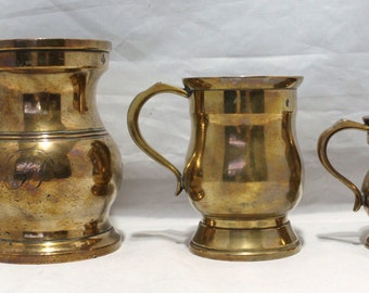Brass tankards | Etsy