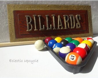 Billiard signs | Etsy