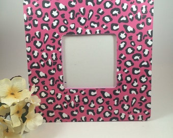 Leopard print frame | Etsy