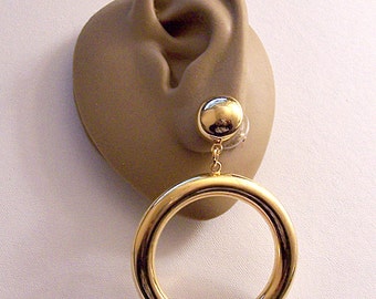 Jumbo hoop earrings | Etsy