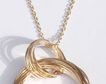 Six ring necklace | Etsy